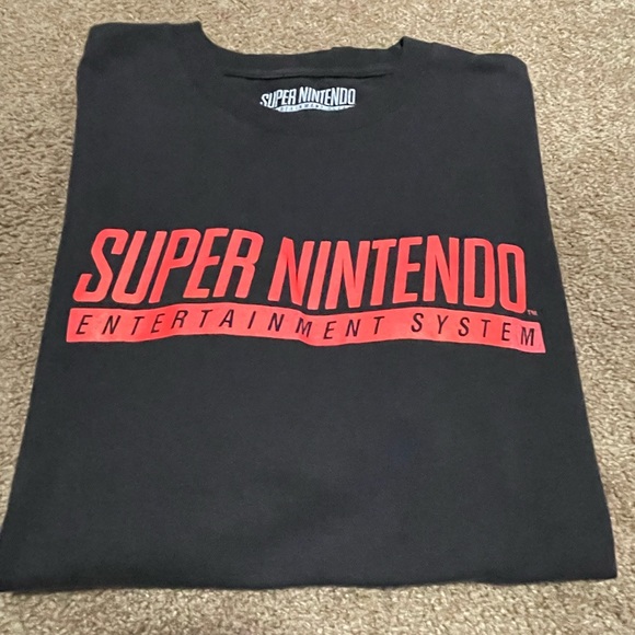 Nintendo | Shirts | Super Nintendo Entertainment System Tshirt Mens ...
